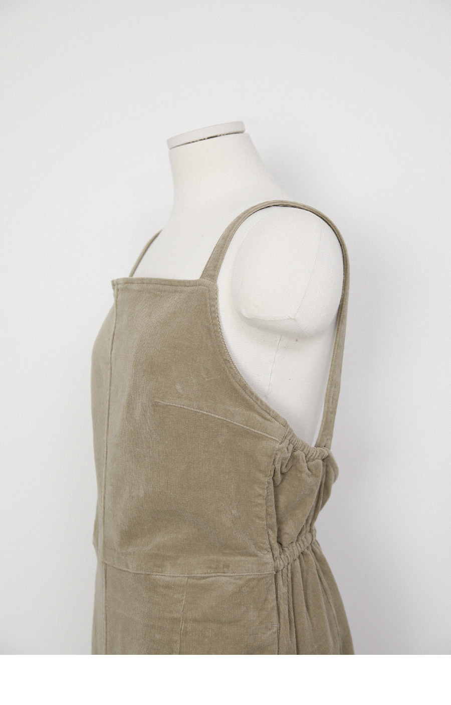 카니츠 코듀로이 트임 원피스