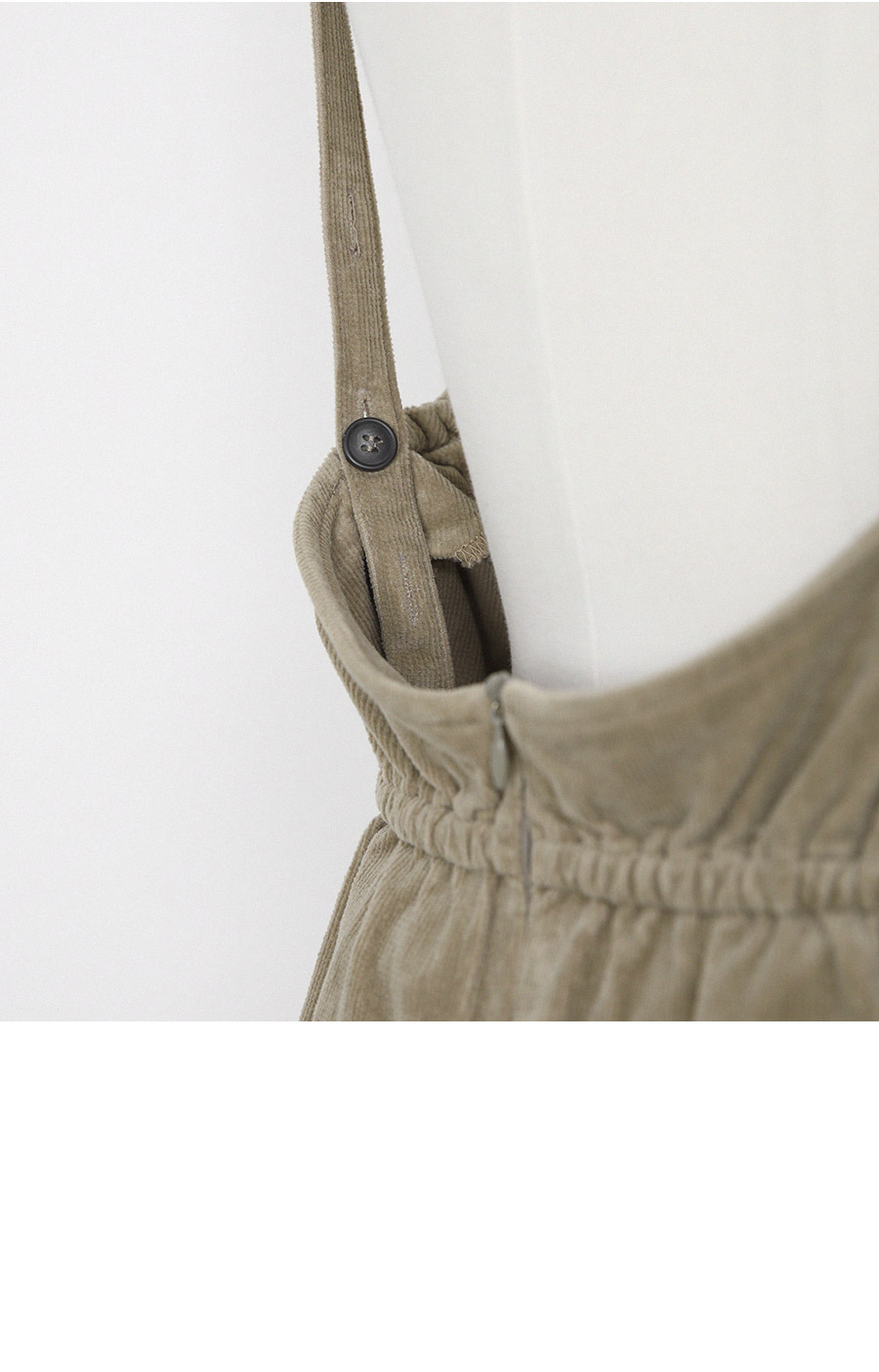 카니츠 코듀로이 트임 원피스